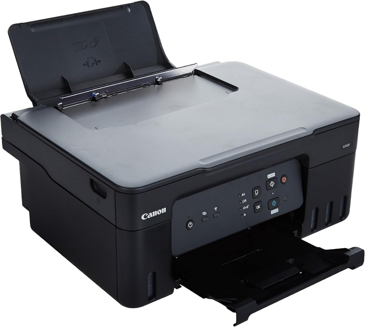 Canon PIXMA G3430 Wireless Colour 3-in-1 Refillable MegaTank Printer ...