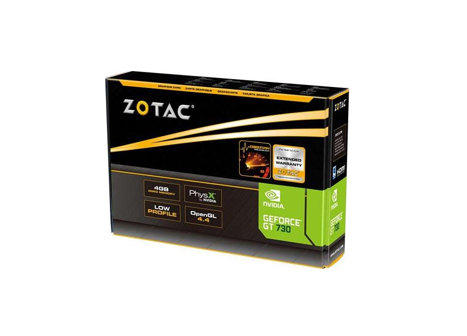 ZOTAC GeForce GT 730 4GB DDR3 Graphics Card – Cloud Box Systems For ...