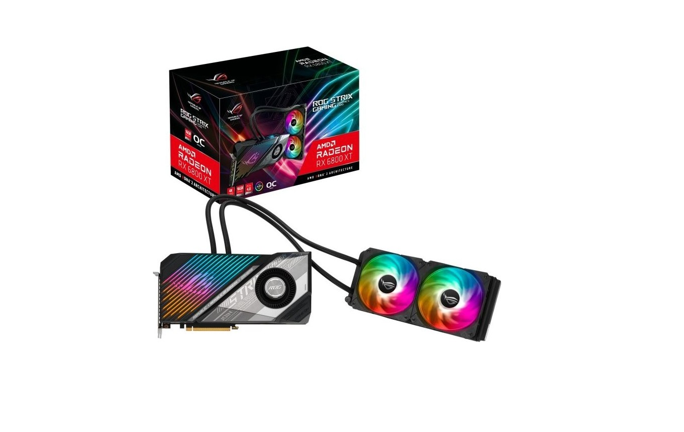 ASUS ROG Strix LC Radeon RX 6800 XT Gaming Graphics Card – Cloud Box ...